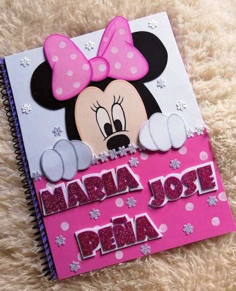 Portadas De Minnie Mouse Para Cuadernos