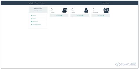 Aplikasi Web E Module Kuliah Mahasiswa Laravel