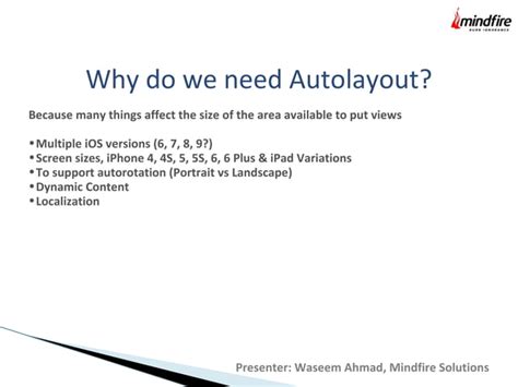 Introduction To Auto Layout Iosmac Ppt