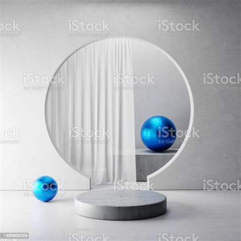 미니멀리즘 연단 콘크리트 및 반짝이는 재료 제품 프레젠테이션 3d 그림 0명에 대한 스톡 사진 및 기타 이미지 0명