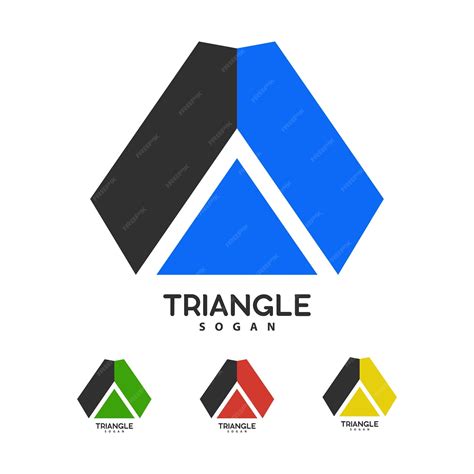 Premium Vector Triangle Logo Vector Design Sample