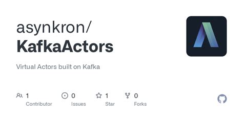 GitHub Asynkron KafkaActors Virtual Actors Built On Kafka