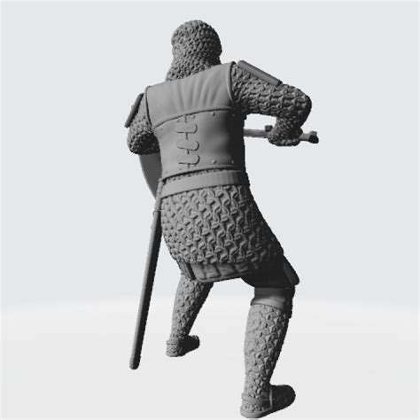 3d Printable Medieval Crusader Knight Attacking By Northern Crusades Miniatures 3d Printable Medieval Crusader Knight Attacking By Northern Crusades Miniatures