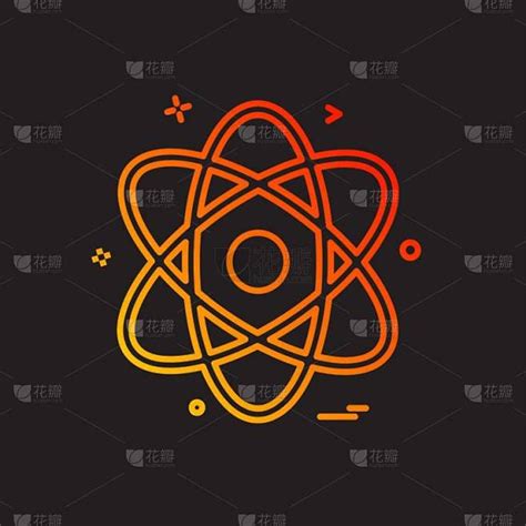 核图标设计向量例证