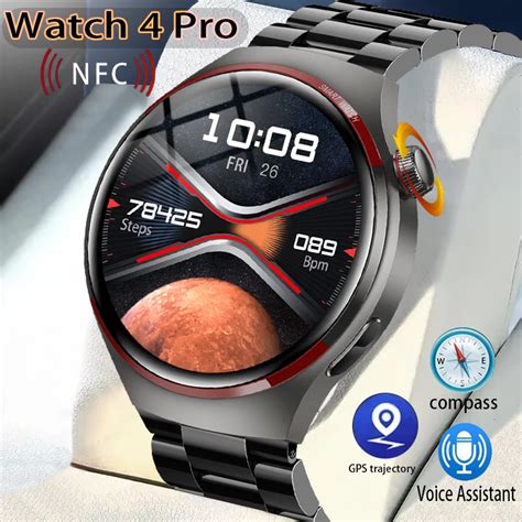 Смарт-часы для Huawei GT4 PRO, AMOLED, HD экран, Bluetooth, звонки, GPS ...
