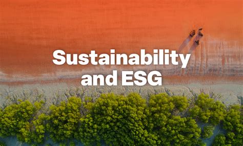Sustainability And Esg