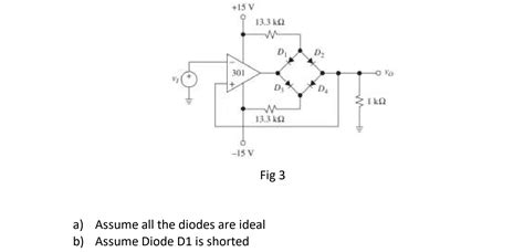 Solved Sketch The Voltage Transfer Characteristics Graph Of