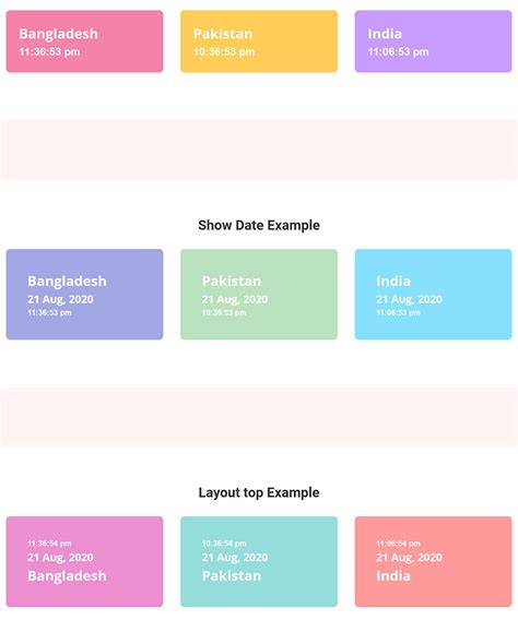 Timezone Clock Official Elementor Addons Plugins And Widgets