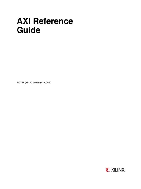axi interface pdf pdf