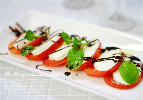 카프레제 샐러드토마토 모짜렐라치즈 요리 네이버 블로그
