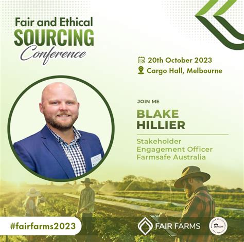 Blake Hillier On Linkedin Fairfarms2023 Farmsafeaustralia