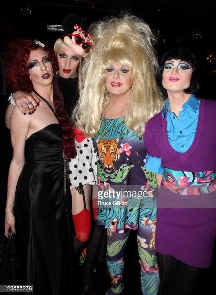 The Lady Bunny And Friends Pose At The New Nightclub Club Rockit At