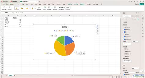 Excel饼图怎么添加图例项标示？ Wps Excel饼图添加漂亮的标签图例项标示的方法 极光下载站