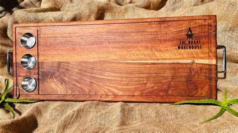 Kiaat Braai Plank Large The Braai Warehouse