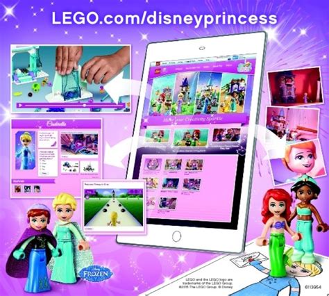 Lego Instructions For Set Elsa S Sparkling Ice Castle Disney Frozen