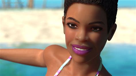 흑인 남자와 여자 서핑 보드 컬렉션 3D 모델 249 3ds fbx obj ma max c4d Free3D