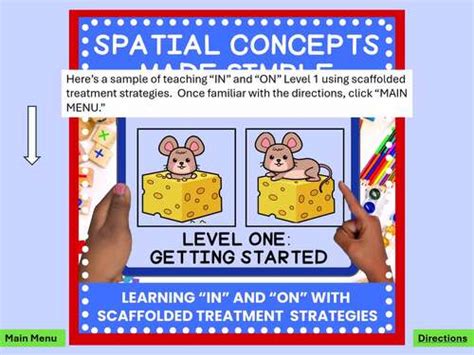 Spatial Concepts Speech Therapy In And On Digital Activity Preschool