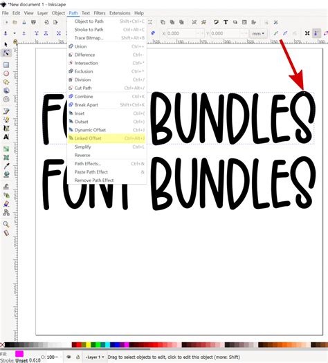 How To Create A Stacked Font In Inkscape Design Bundles