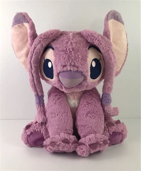 Disney Store Lilo And Stitch Pink Angel Alien 15 Large Soft Stuffed