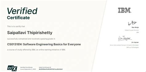 Saipallavi Thipirishetty On Linkedin Hello Connections Im Happy To Share That Ive Obtained