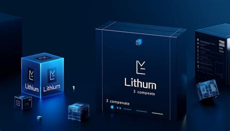 Lithium Element Periodic Table Metal Mining 3d Illustration Mockup