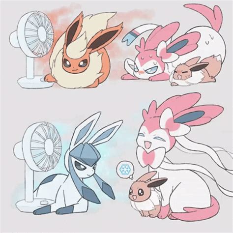 Pokemon Sylveon And Glaceon