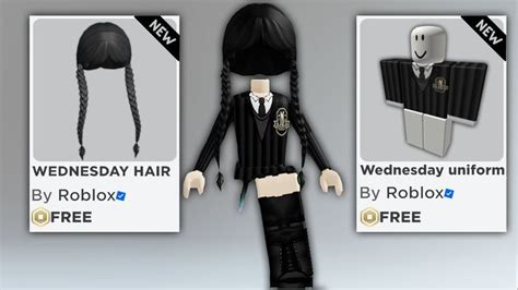 Wednesday Is Now In Roblox Hurry And Get The Items Wednesday Outfit