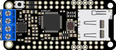 How To Use Adafruit Music Maker FeatherWing With Pinouts Specs And Examples Cirkit Designer