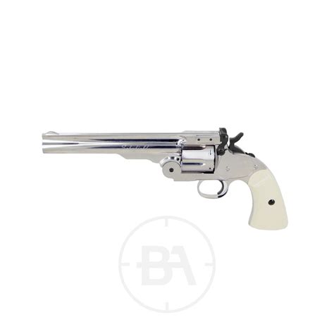Asg Schofield 6 Co2 Pistol Silver 177 Bristol Airguns