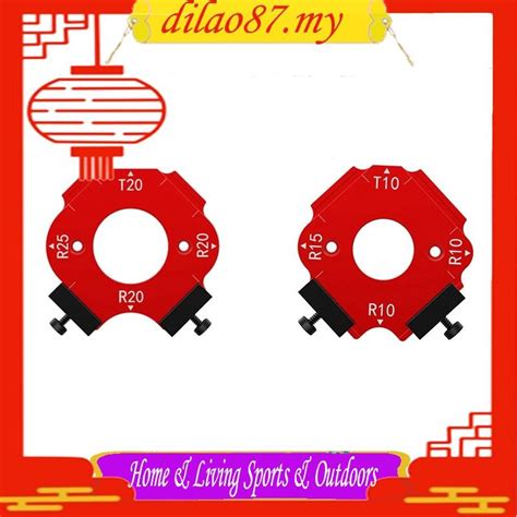 [dilao87] Woodworking Router Templates Arc Angle Positioning Template Inner Outer Corner Arc