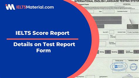 Ielts Score Report Details On Test Report Form