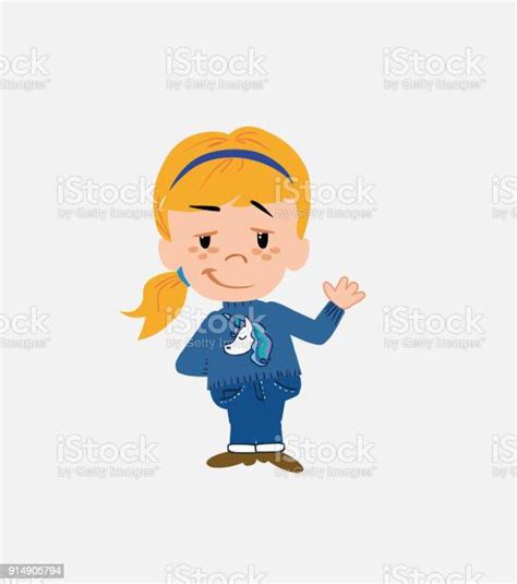 꿈꾸는 듯한 표정으로 흔들며 유니콘 풀 오버와 백인 소녀 공주에 대한 스톡 벡터 아트 및 기타 이미지 공주 교사 교육 관련 직업 귀여운 Istock