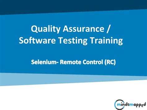 Selenium Rc Ppt
