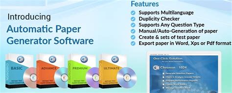 automatic question paper generator software yoctel solutions