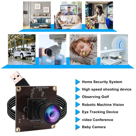 ELP Fisheye USB Camera Global Shutter High Speed P P Fps Embedded Machine Vision