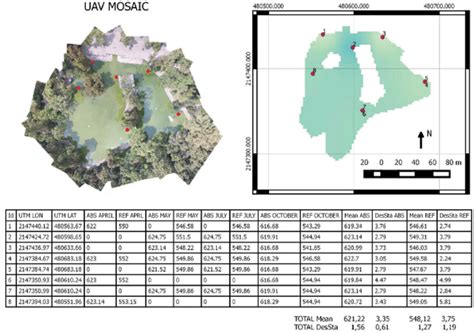 Sampling Sites In A Uav Mosaic And Their Absorption And Reflectance Download Scientific Diagram