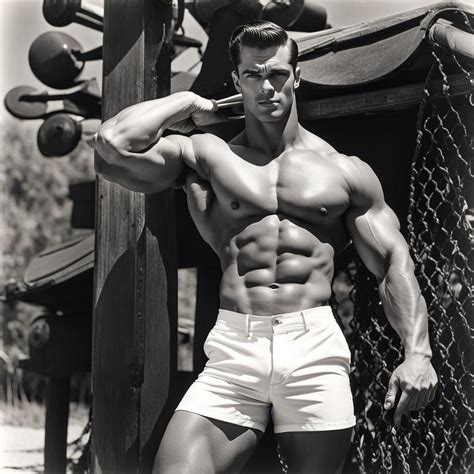 Male Beefcake Photo Circa 1955 Ai Generated Artwork Nightcafe Creator