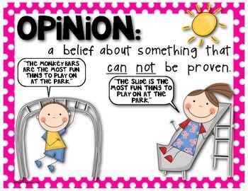 Fact And Opinion Poster