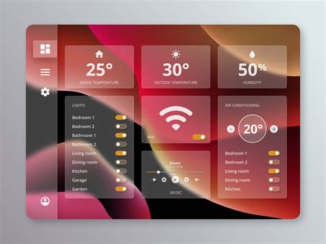 Daily Ui 021 Home Monitoring Dashboard By Lu Bazzana On Dribbble