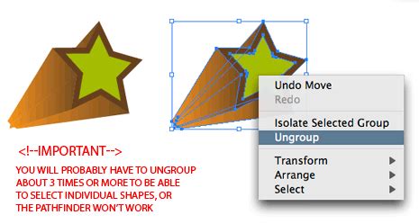 Illustrator Tutorial How To Make D Vector Vintage Stars Bittbox