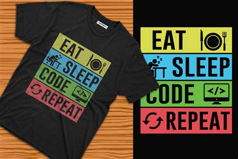 Eat Sleep Code Repeat Wed Developer Tee Graphic By Qarigor Inc · Creative Fabrica