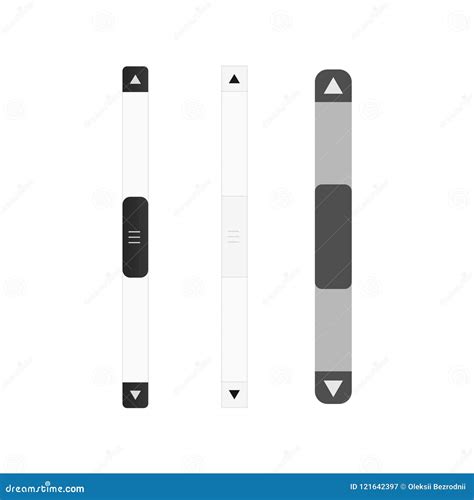 Scroll Bar Vector Icon Stock Vector Illustration Of Music 121642397