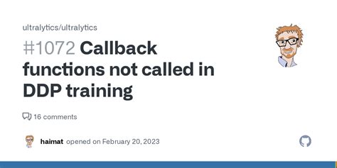 Callback Functions Not Called In DDP Training Issue Ultralytics Ultralytics GitHub