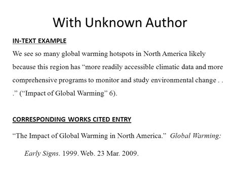 22 Mla In Text Citation Website Example No Author