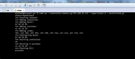 Running The Network Scenario Over Mininet Download Scientific Diagram