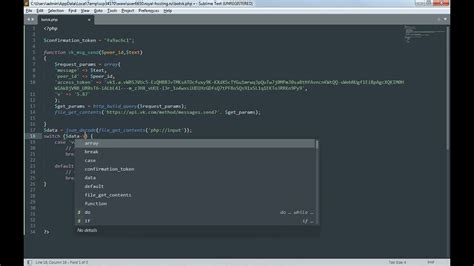 Пишем самого первого Vk бота на Php Youtube