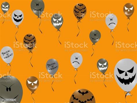 으스스한 해피 할로윈 포스터 만화 추상적 인 배경 인사말 및 파티 초대 카드 전단지 포스터 그래픽 벡터 일러스트 라리온 귀여운