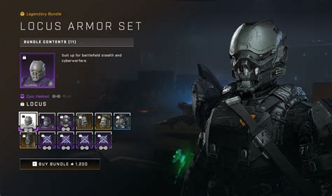 The Locus Armor Set Bundle Which Includes The Popular Threepack