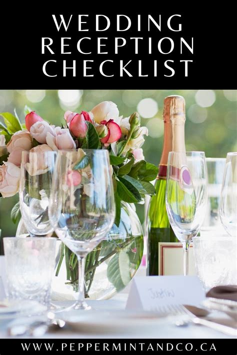 Reception Checklist Artofit