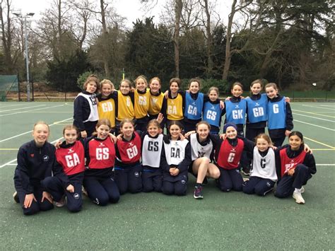 Year 6 Netball Match Night Headington Rye Oxford